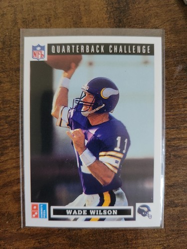1991 Upper Deck Domino's Quarterback Challenge #15 Wade Wilson- NFL ...