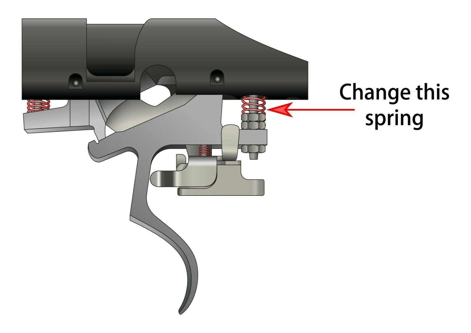 T/C Compass Reduced Power Trigger Spring 2.5 lbs (For Bolt-Action) | eBay