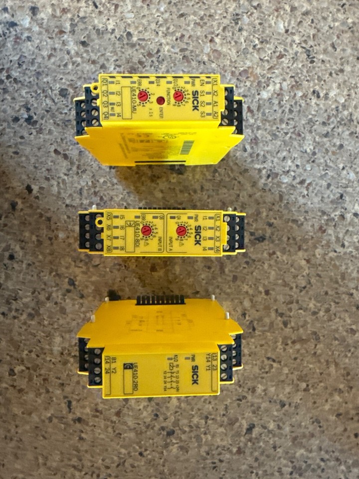 SICK Safety Relays - Modular Flexi (UE410-2R0, UE410-8DI, UE410-MU) | eBay
