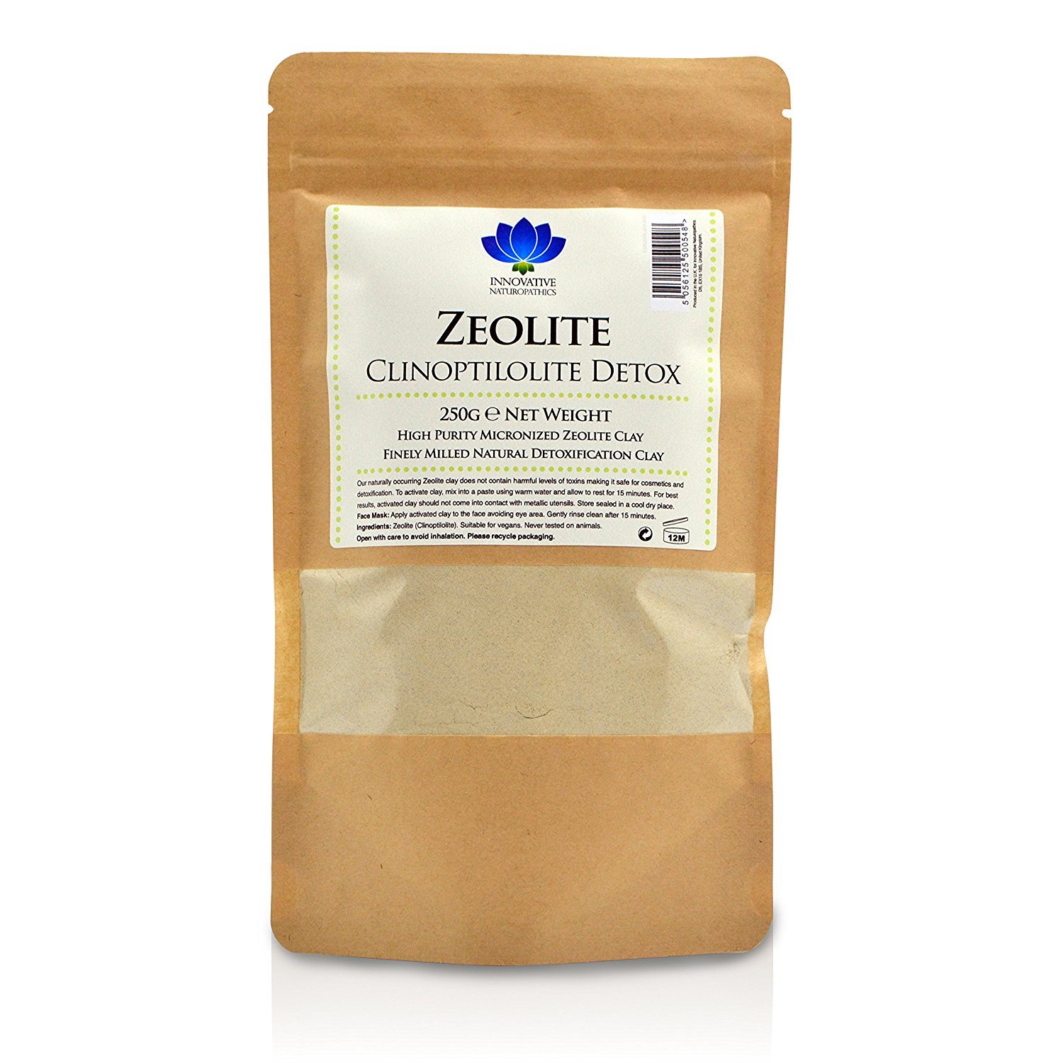 Zeolite Powder Pure Micronized Clay Natural Clinoptilolite Detoxifier ...