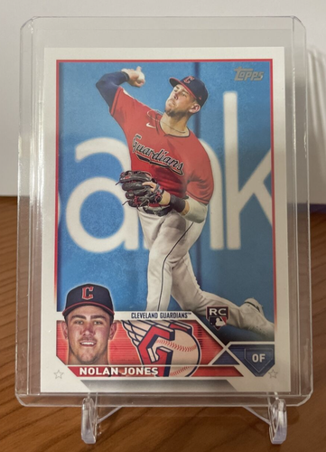 2023 Topps Series 1 Nolan Jones RC Rookie Base Card #129 Cleveland ...