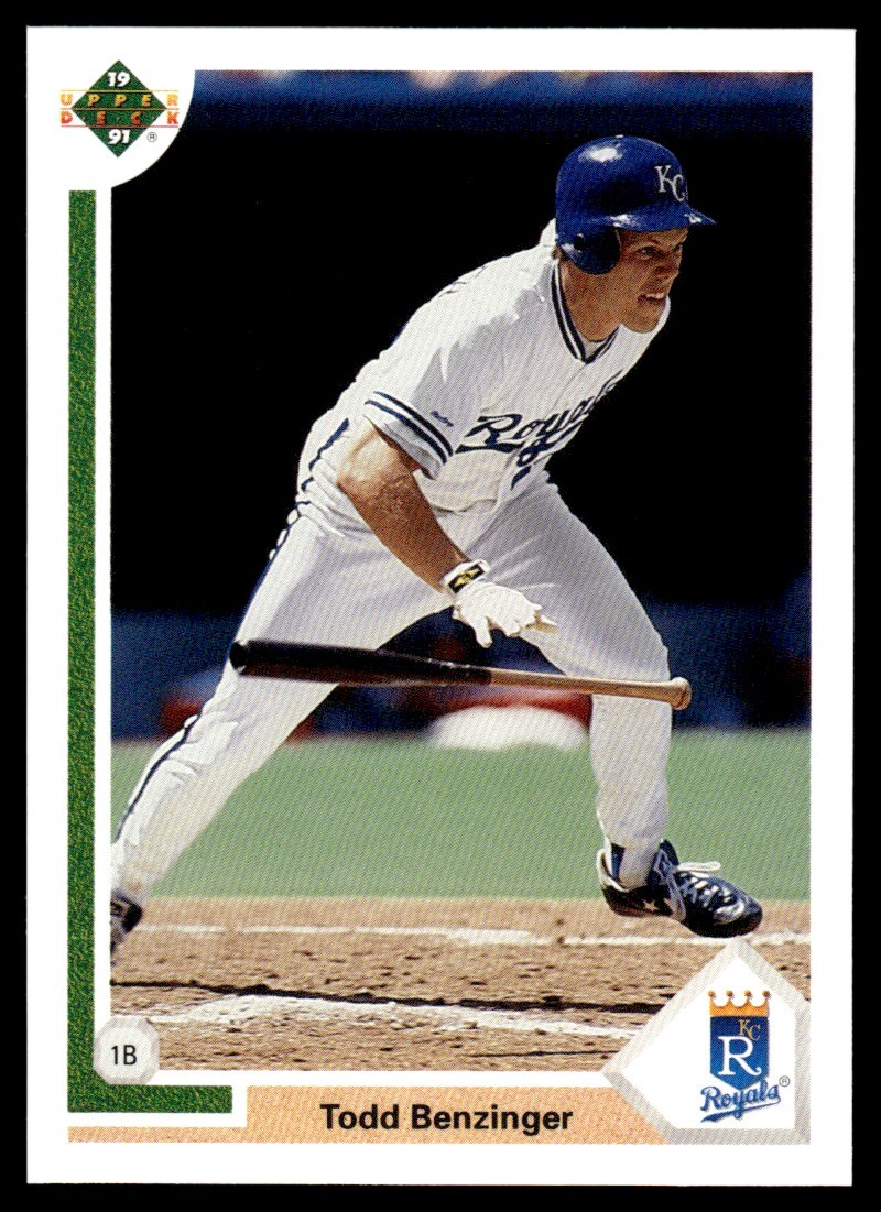 1991 Upper Deck Final Edition Todd Benzinger Kansas City Royals #41F | eBay