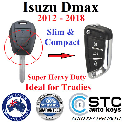ISUZU DMAX D MAX CAR REMOTE FLIP KEY FOB 2012 2013 2014 2015 2016 2017 ...