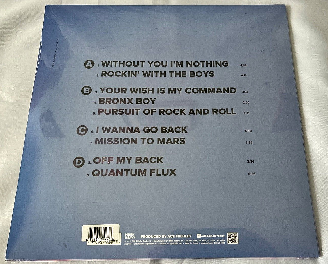 Ace Frehley Spaceman 2XLP 180G Clear Grape | Grelly USA