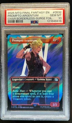 2025 Magic MTG Final Fantasy Prompto Argentum BL SF Borderless Foil ...