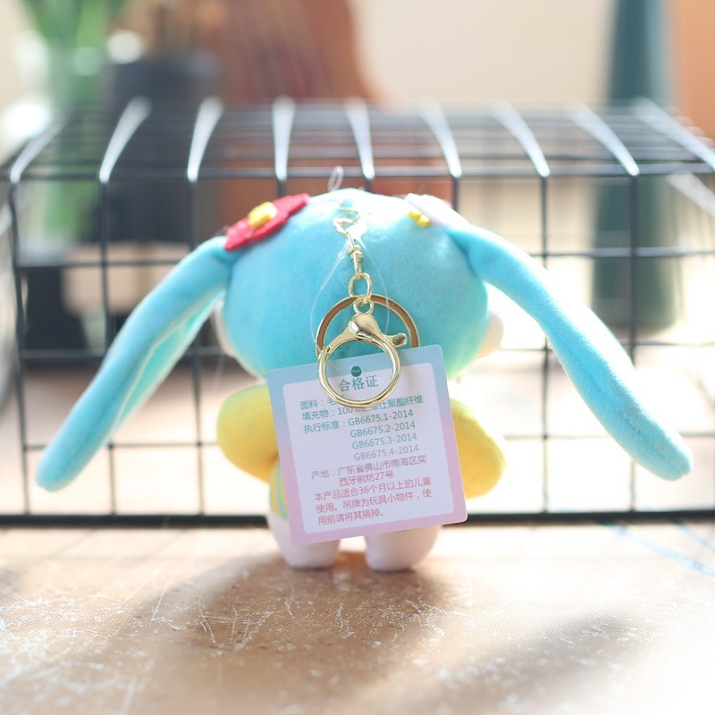Hatsune Miku Anime Plush Keychain Stuffed Doll Pendant Bag Decoration ...