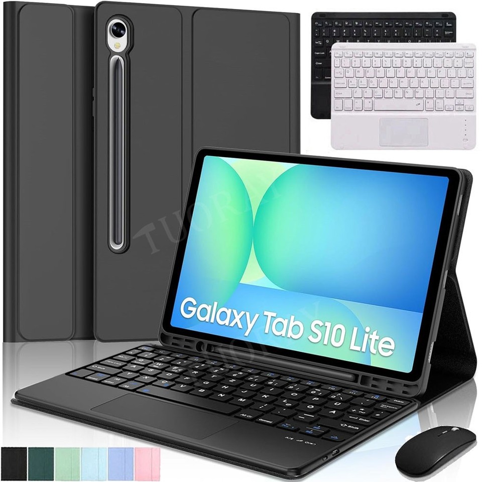 For Samsung Galaxy Tab S10 FE S10 Lite 10.9'' 2025 Bluetooth Keyboard ...