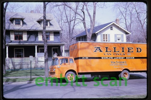 Original Slide, Allied Van Lines Ford Moving Truck, 1964 | eBay