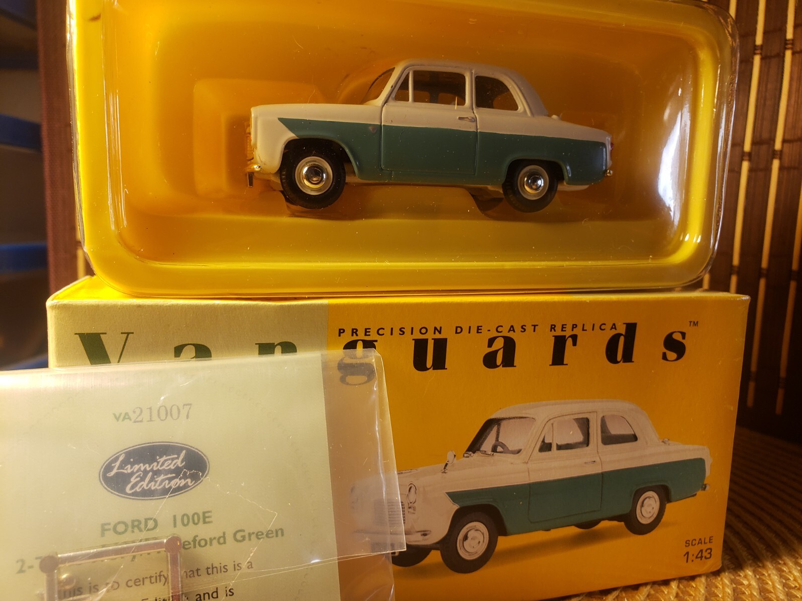 Vintage Vanguards Ford 100E (Two-tone Green) VA21007 (1:43) With ...