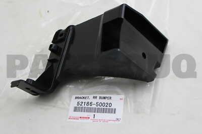 5218650020 Genuine Toyota BRACKET, REAR BUMPER SIDE MOUNTING, LH 52186 ...