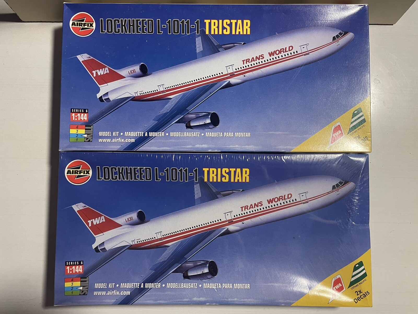 AIRFIX 06178 1:144 LOCKHEED L-1011-1 TRISTAR TWA & CATHAY PACIFIC NEW ...