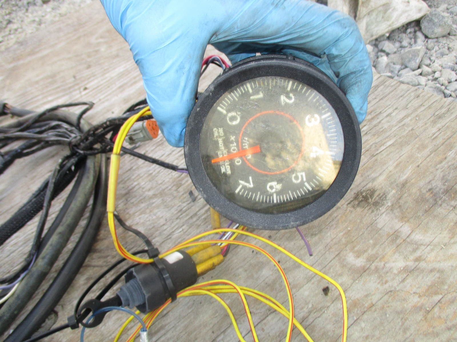 Johnson Evinrude outboard BRP 10' rigging harness w/ ign. tach. monitor ...