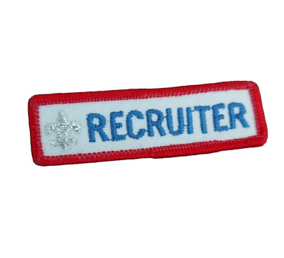 Vintage BSA Boy Scouts Recruiter 3" Patch US3 | eBay