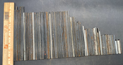 (100) A.C. GILBERT ERECTOR SET AXLE RODS W/ MANY DIFFERENT SIZES (13 ...