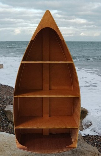 Basic Boat Shaped Shelf Unit 24", 34" or 44" high with lighting & paint ...