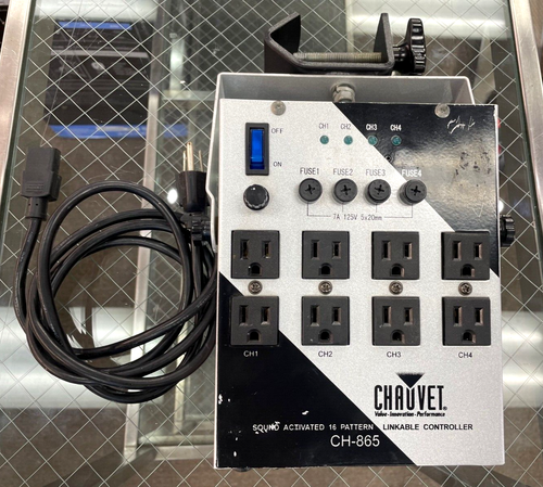 Chauvet Ch-865 Lighting Sequencer Chase Pack-Linkable Sound Activated Controller | eBay