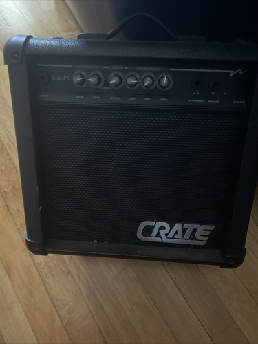 CRATE GX-15 Guitar Amp Practice Amp Small Guitar Amplifier 15 Watt 4 ...