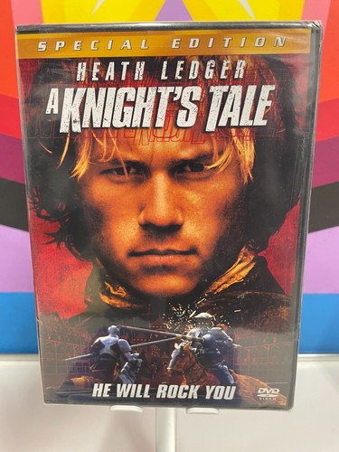 A Knight's Tale DVD NEW Heath Ledger Rufus Sewell Paul Bettany Shannyn ...