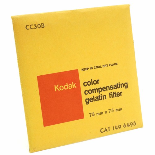 Kodak CC30B Color Compensating Gelatin Filter 75mm x 75mm | eBay