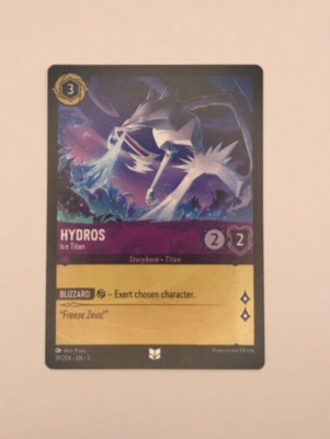 Hydros - Ice Titan 39/204 Into the Inklands Disney Lorcana TCG NON-foil ...