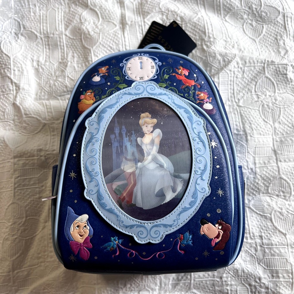 Loungefly x Disney Cinderella 75th Anniversary Lenticular Mini Backpack ...