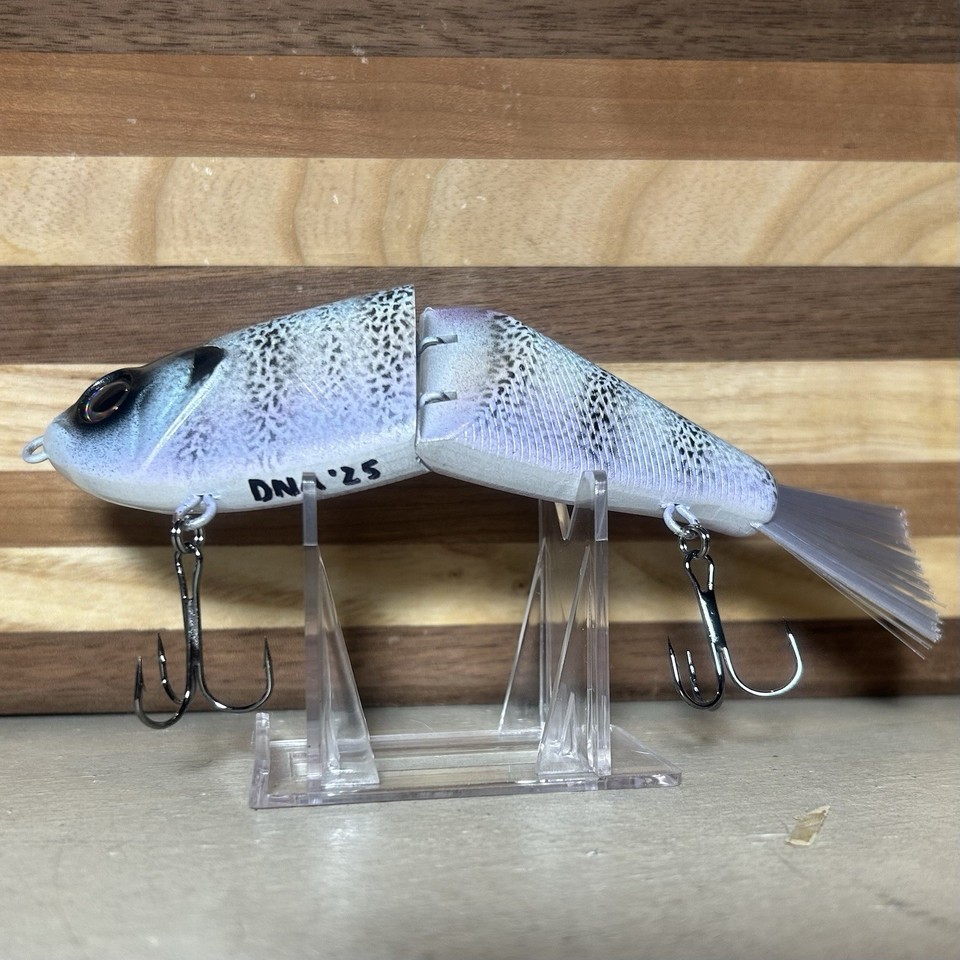Custom Painted Slow Sinking Shad Style Glide Bait - DNA Holy Crappie ...