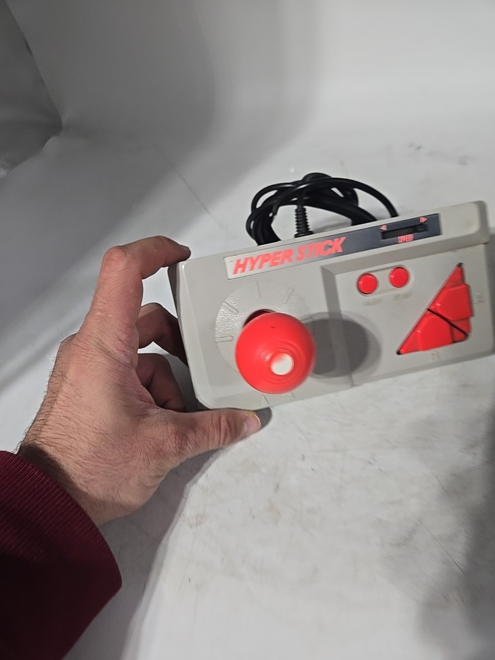 NINTENDO NES SHINSEI HYPER STICK JOYSTICK CONTROLLER 1988 JAPAN RARE ...