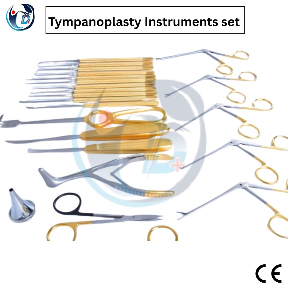 Tympanoplasty Instrument Set - 30 Pcs ENT Micro Ear Surgery A+ German ...