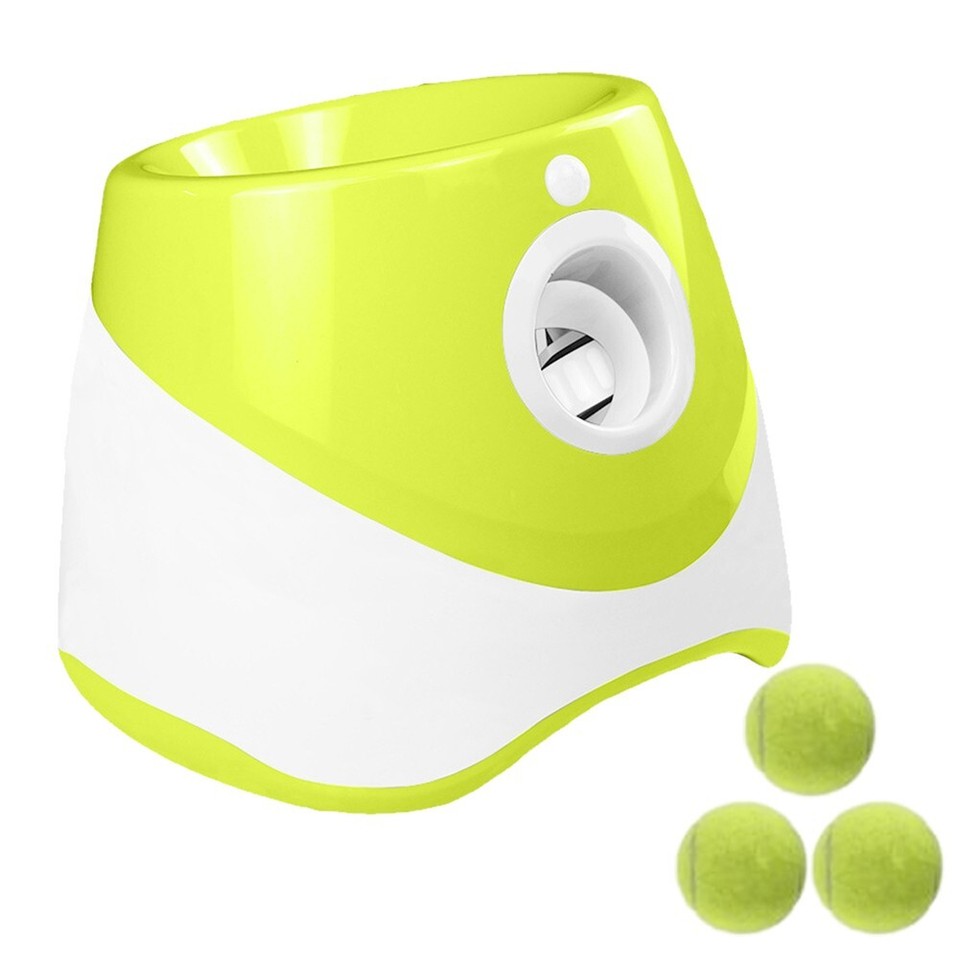 Automatic Dog Ball Launcher Pet Play Toys Ball Thrower Fetch Machine ...