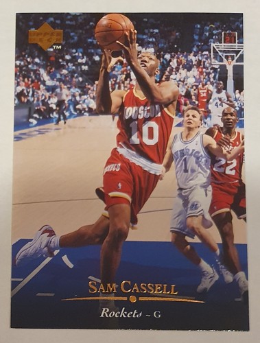 Sam Cassell Houston Rockets 1995-96 Upper Deck NBA Basketball Trading ...