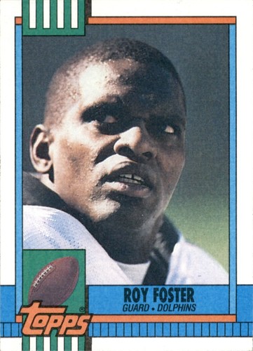 1990 Topps Roy Foster Miami Dolphins #327 Football Card | eBay