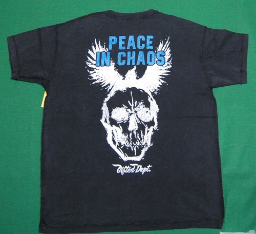 New GFTD LA Streetwear Chaos Black Cotton Mens SIZE MEDIUM T Shirt RGFT ...