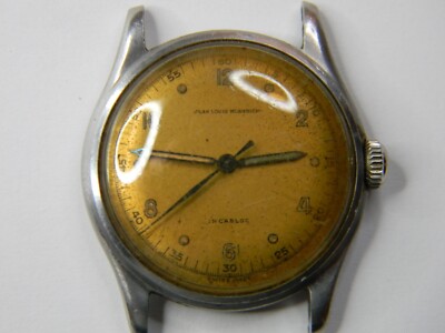 VINTAGE 1940's JEAN LOUIS ROEHRICH ZODIAC ? PRIVATE LABEL MILITARY ...