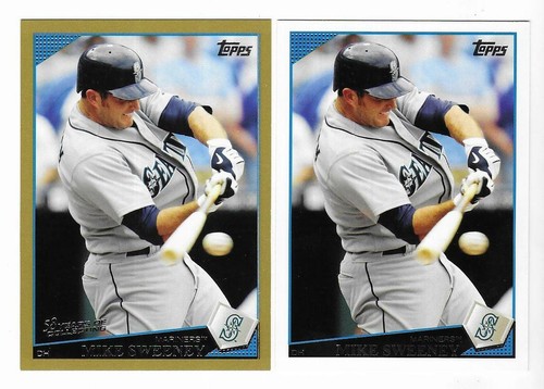 Mike Sweeney 2009 TOPPS MLB UPDATES & HIGHLIGHTS GOLD & BASE PARALLEL ...