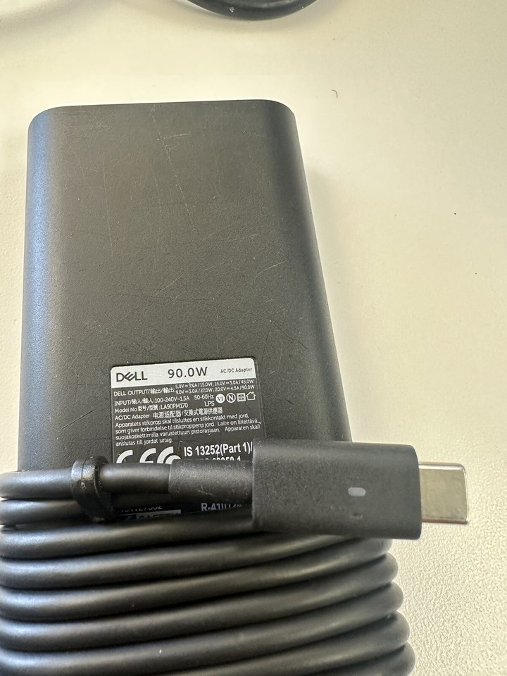 *Used* Dell 90W USB-C Laptop Adapter (LA90PM170 / HA90PM211) | eBay