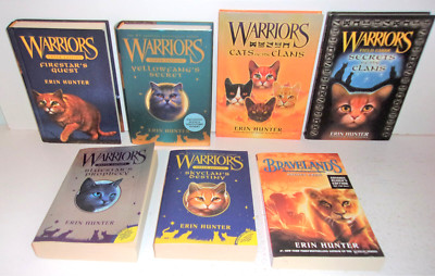 7 Erin Hunter books 4 Super Edition 2 Field Guides Bravelands #1 Broken ...