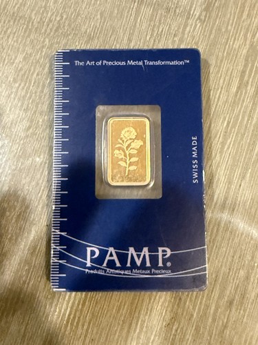 5g Fine Gold Pamp Rose In Assay | eBay