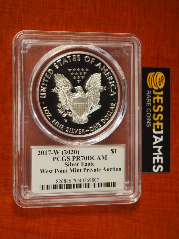 2017 W PROOF SILVER EAGLE PCGS PR70 PAUL BALAN FROM 2020 WP MINT ...