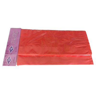 48 pc plain cello red goody treat loot bags 4" x 9" x 2" with ties | eBay
