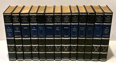 The World's Great Classics Grolier Lot of 13 Hardcover Books Vintage | eBay