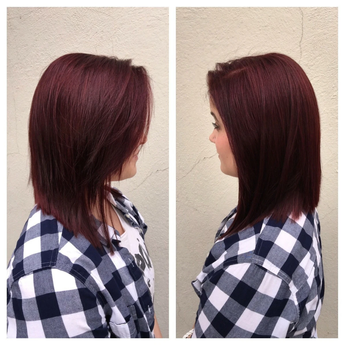 Red Violet Color Hair