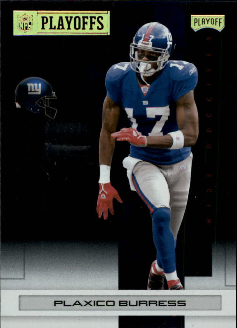 2007 Playoff NFL Playoffs Gold Metalized #64 Plaxico Burress /149 | eBay