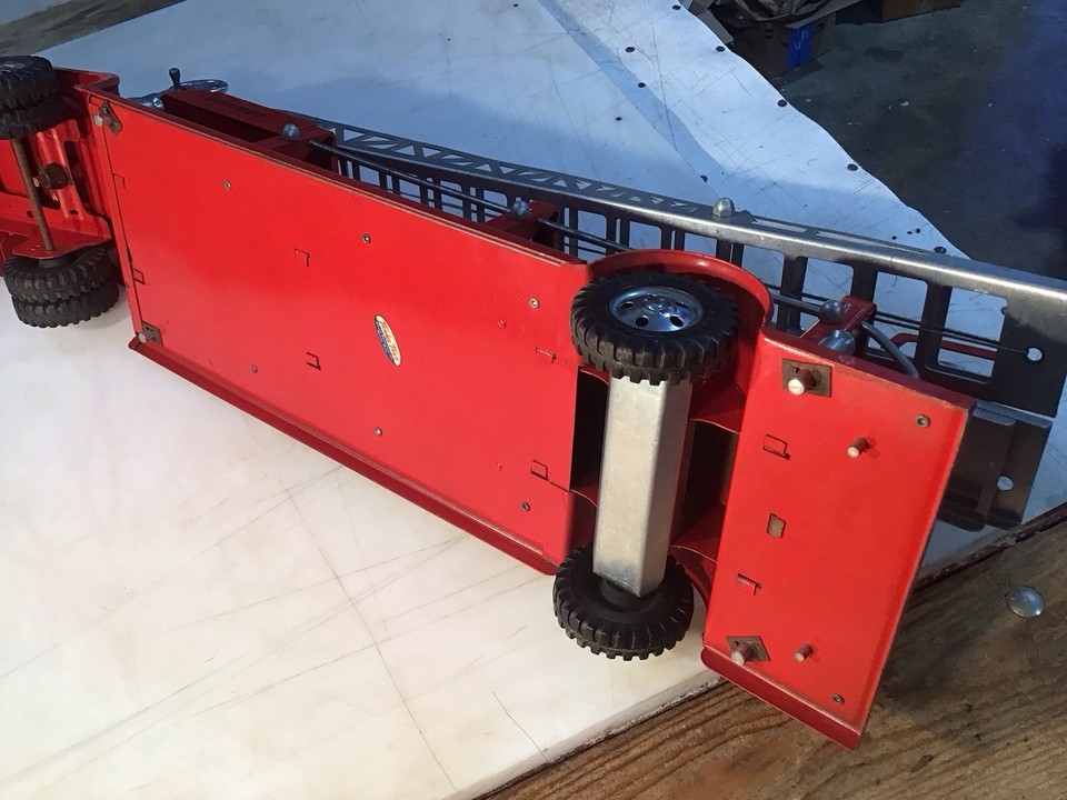 Vintage 70 Year Old 1954 Tonka Ariel Fire Truck! Awesome Original ...