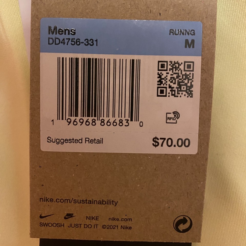 Nike Men's Medium Dri-Fit Element Half-Zip Running Luminous Green ...