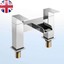 Modern Bathroom Square Waterfall Tap Set Basin Mixer Bath Filler Shower ...