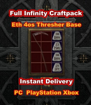 Infinity Craftpack Non Ladder Thresher Ethereal Diablo 2 Resurrected ...