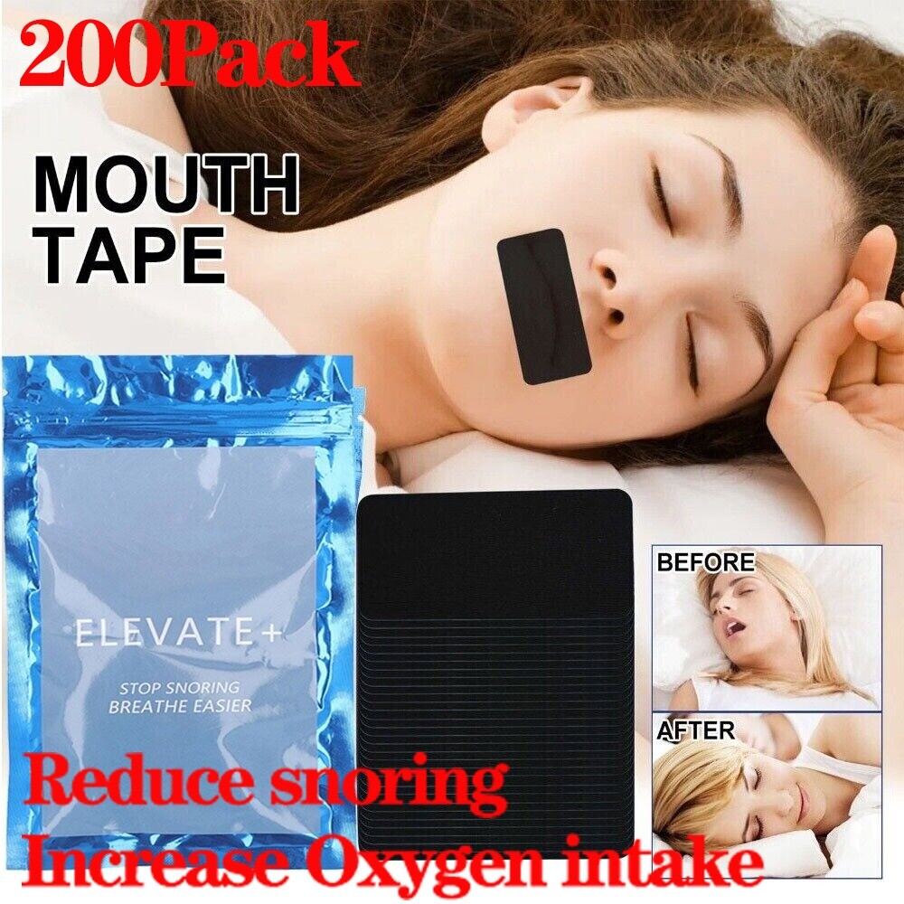 90-200PC Mouth Tape for Nose Quality Improved Nasal Breathing ...