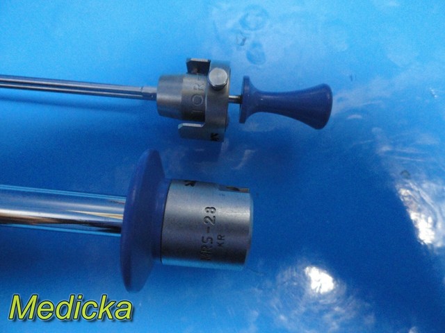 2X Circon ACMI MRS-28 Resectoscope Sheath W/ TOR-28 Deflecting ...