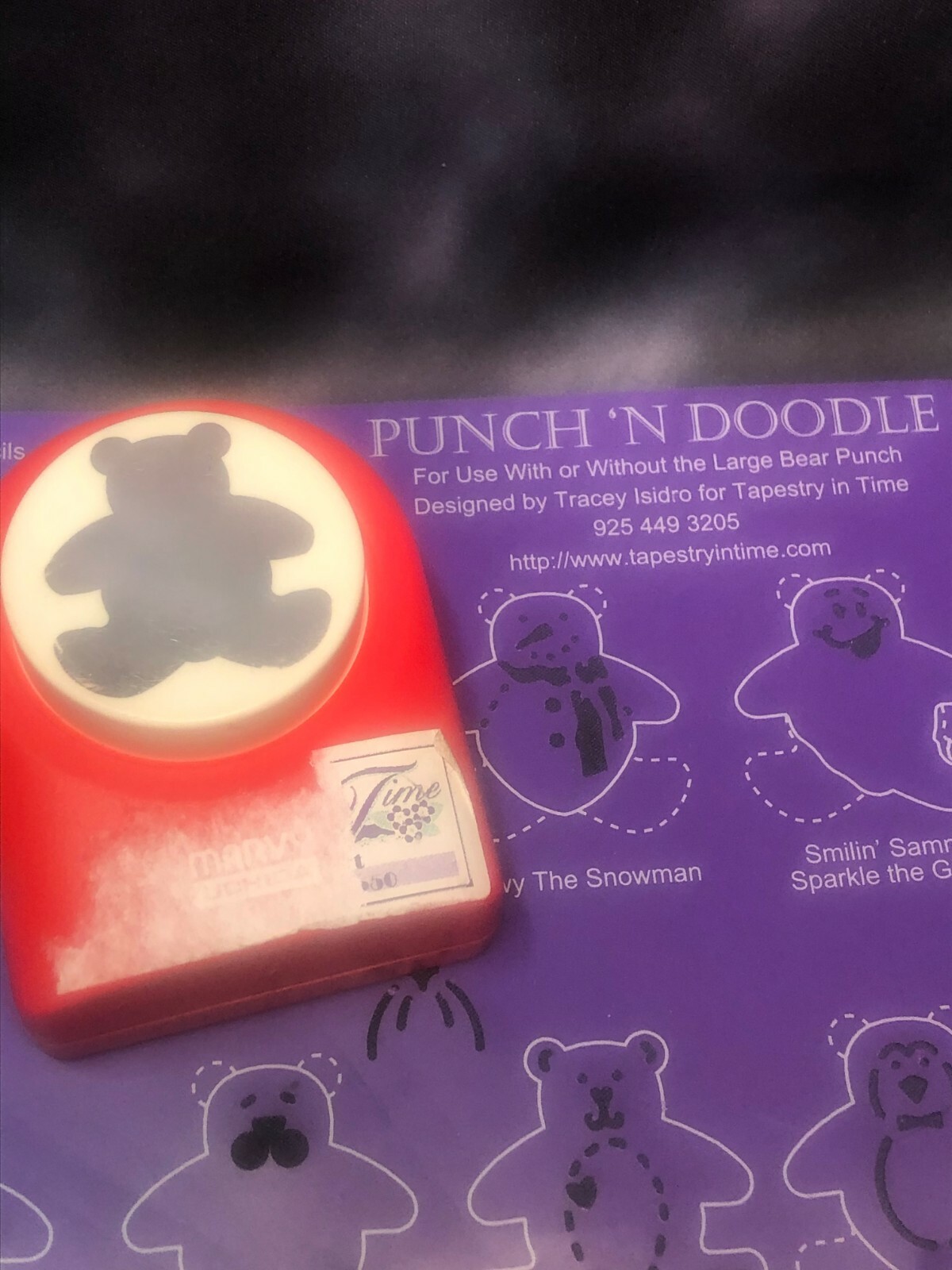 Scrapbook Templates Punch 'N Doodle Journaling Genie Large Teddy Bear ...