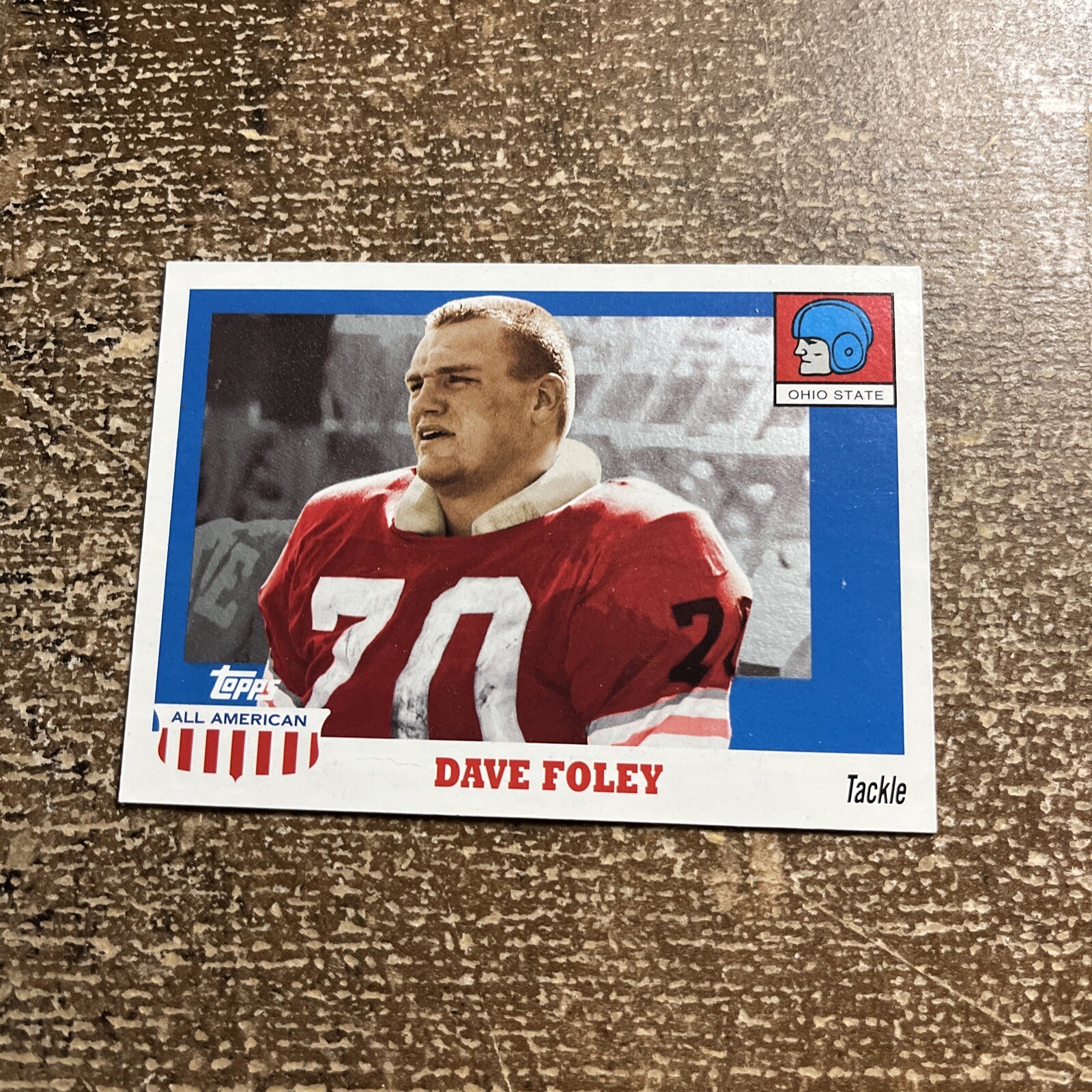 2005 Topps All American Dave Foley #20 Ohio State Buckeyes Football ...